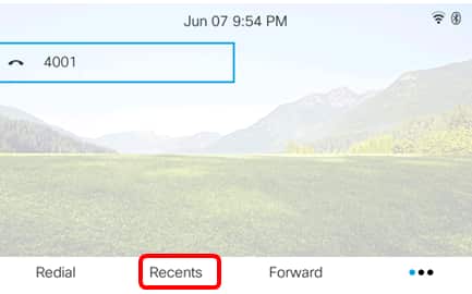 Manage Recent Calls List on a Cisco IP Phone 7800 or 8800 Series ...