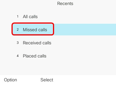 Manage Recent Calls List on a Cisco IP Phone 7800 or 8800 Series ...