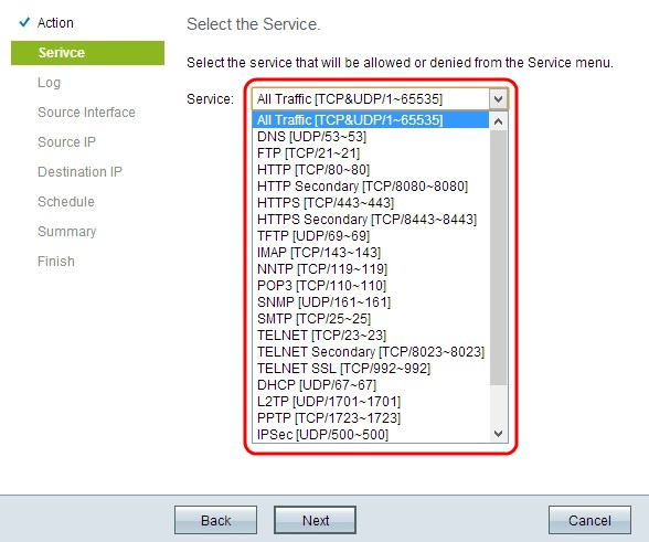 在RV016、RV082、RV042和RV042G VPN路由器上通過嚮導配置訪問規則 - Cisco