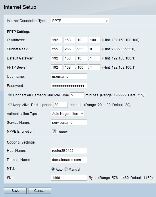 RV215W上的廣域網(WAN)配置 - Cisco