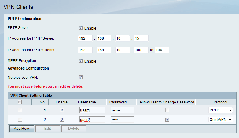 Configuration du client VPN sur RV215W - Cisco