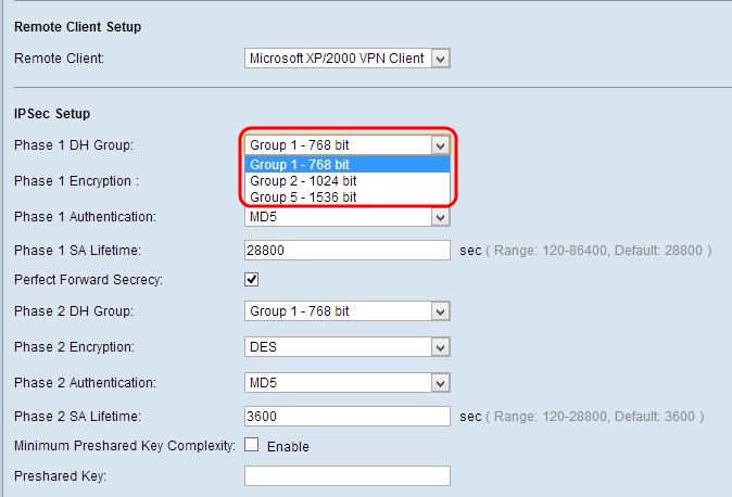 RV320 및 RV325 VPN Router Series에서 Group Client to Gateway Virtual Private Network(VPN) 구성 - Cisco
