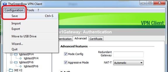 Greenbow Vpn 클라이언트를 사용하여 Rv34x Series 라우터와 연결 Cisco