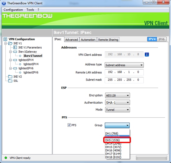 Greenbow Vpn 클라이언트를 사용하여 Rv34x Series 라우터와 연결 Cisco