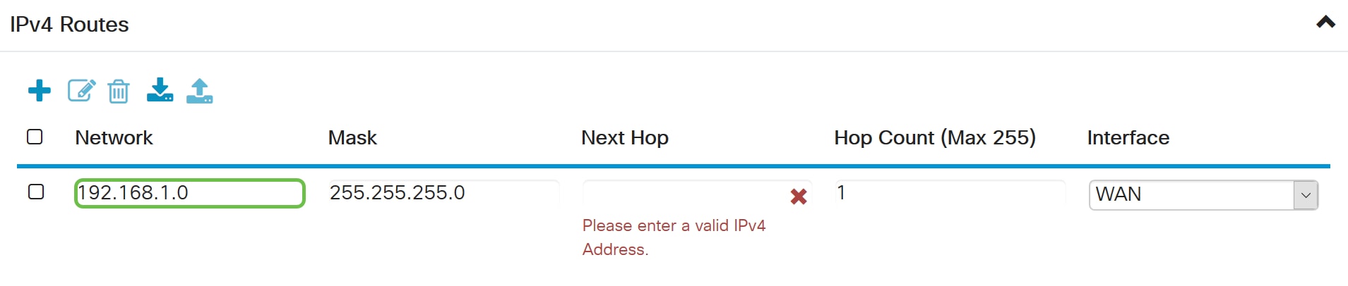 Configurazione del routing statico su RV160 e RV260 - Cisco