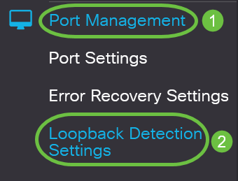 Cisco Business Series 스위치에서 루프백 탐지 활성화 - Cisco