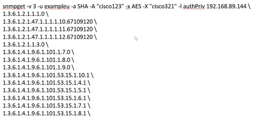 CBS350의 SNMPv3 OID(Common Object Identifier) - Cisco
