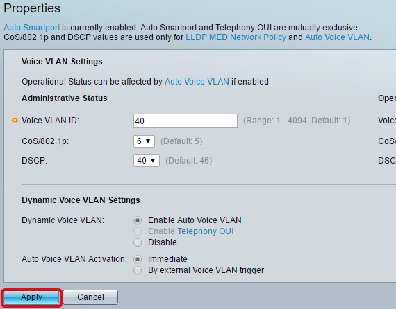 스위치에서 VLAN(Voice Virtual Local Area Network) 속성 구성 - Cisco