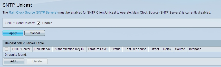 200300 Series 관리 스위치에 Sntpsimple Network Time Protocol 서버 추가 Cisco