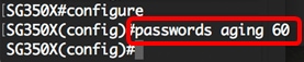 Configure Password Settings on a Switch through the Command Line ...