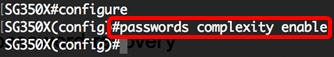 Configure Password Settings on a Switch through the Command Line ...
