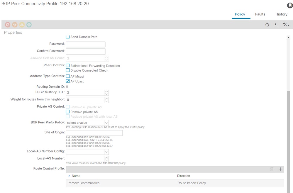 修复aci交换矩阵的evpn Rmac Extcommunity传输问题 Cisco