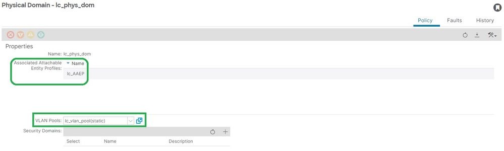 排除地址ACI故障代码F0467故障： invalid-vlan， invalid-path， encap-already-in-use ...