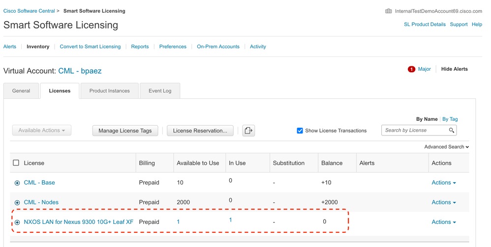 Nexus 플랫폼에서 정책을 사용하여 Smart Licensing 구성 - Cisco