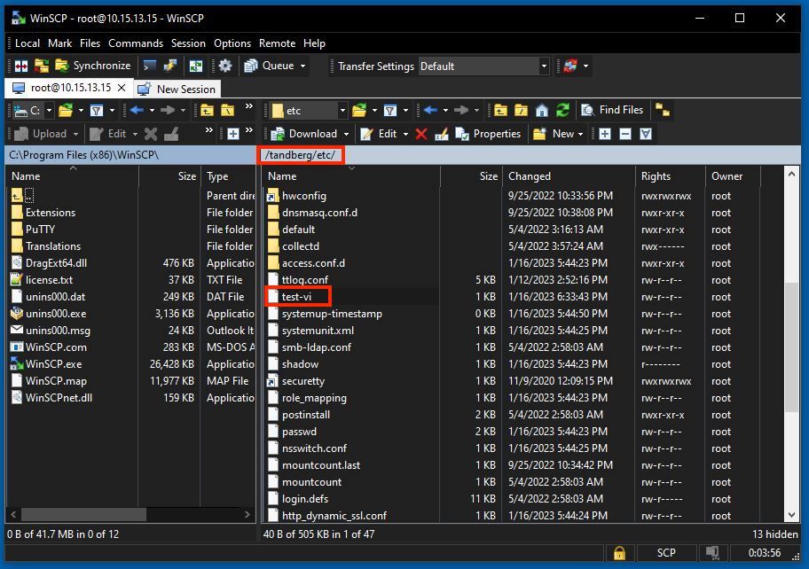 使用Vi编辑器验证Expressway文件 - Cisco