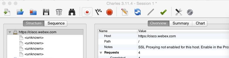 Charles Proxy instellen op HTTPS verkeer met Mac - Cisco