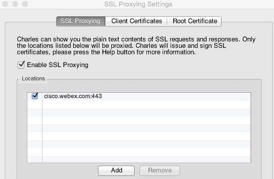 Charles Proxy instellen op HTTPS verkeer met Mac - Cisco