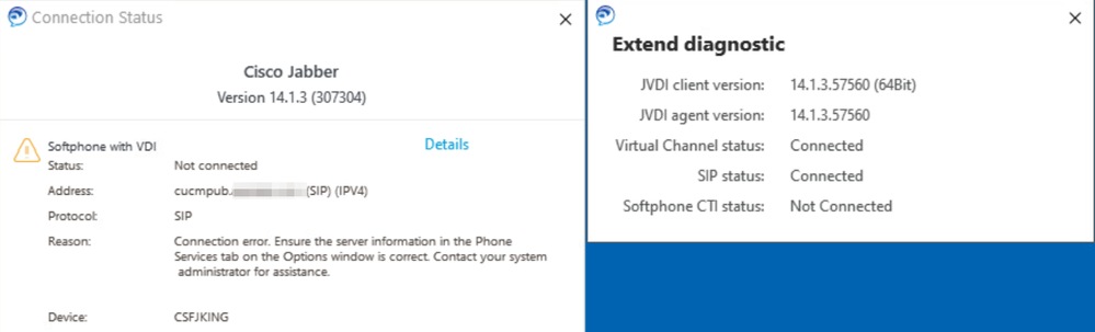 Dépannage du téléphone logiciel Jabber pour VDI - Problèmes courants ...
