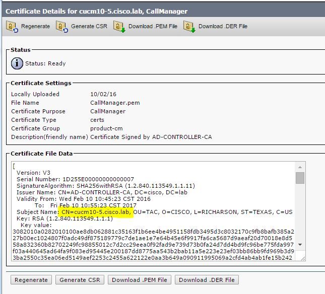 Konfigurieren von SIP-TLS zwischen CUCM-CUBE/CUBE-SBC und von CA signierten Zertifikaten - Cisco