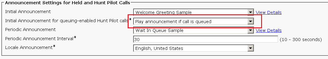CUCM-native Call Queuing-functie configureren - Cisco