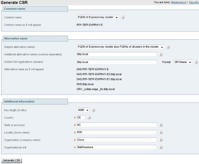 Collaboration Edge Tc 기반 엔드포인트 컨피그레이션 예 Cisco
