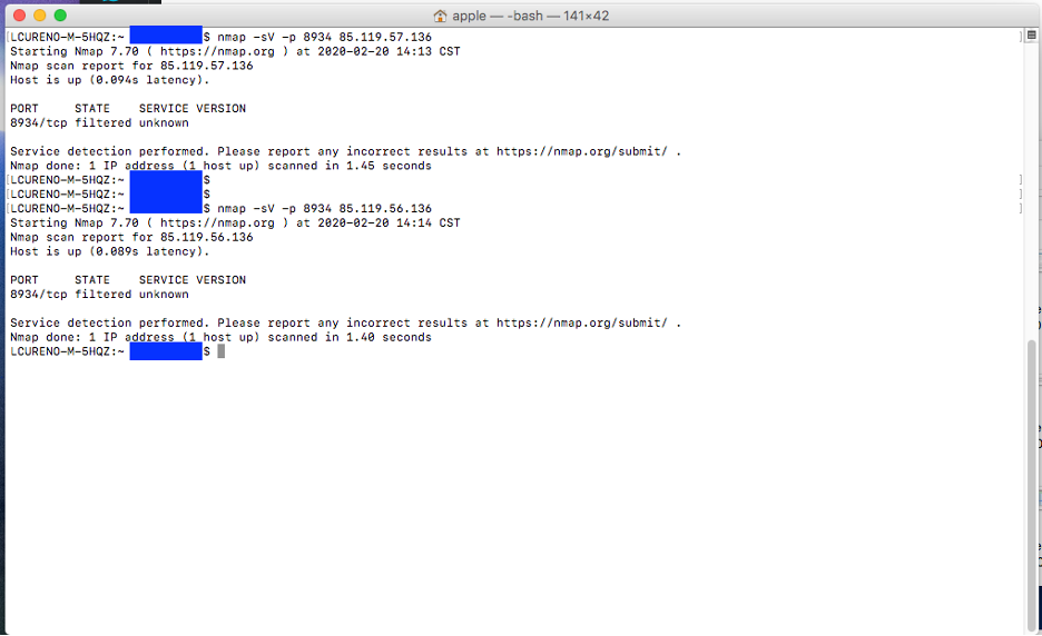 إختبار المنافذ في Windows و MAC - Cisco