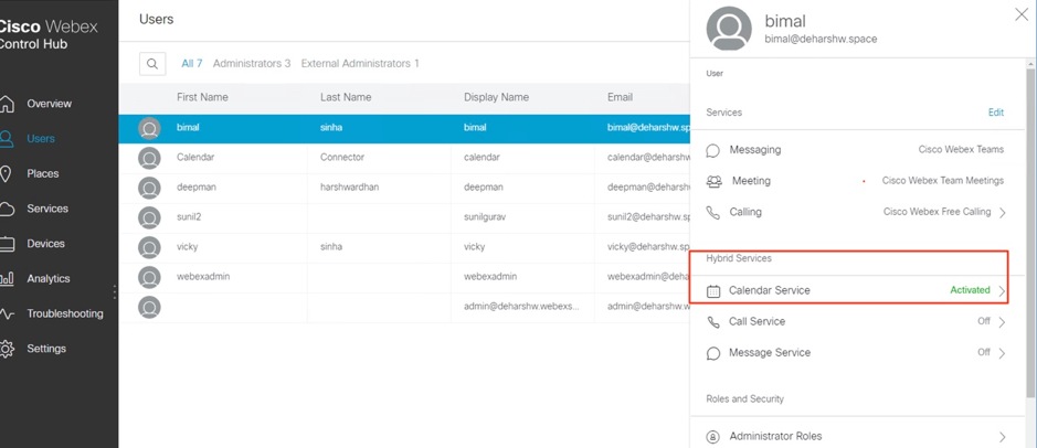 Microsoft Exchange for WebExを使用したハイブリッドカレンダーサービスの設定 - Cisco