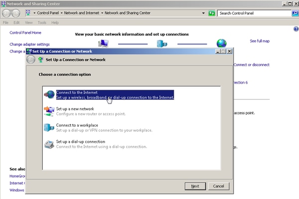 إعداد جلسة عمل PPPoE من جهاز Windows إلى موجه Cisco - Cisco