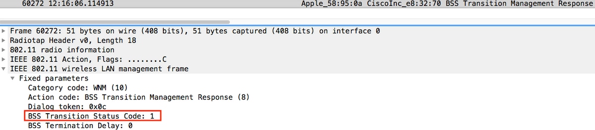 AireOS WLC의 802.11v BSS(Basic Service Set) - Cisco