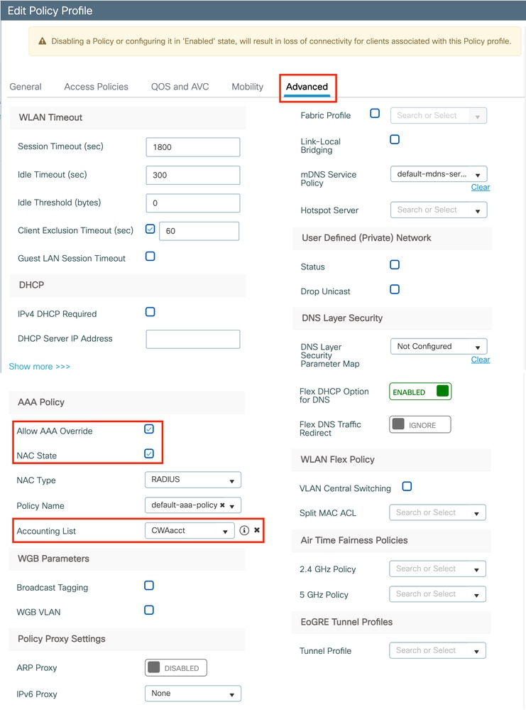 Catalyst 9800 WLC 및 ISE에서 CWA(Central Web Authentication) 구성 - Cisco