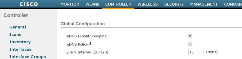 對無線LAN控制器(WLC)上的mDNS閘道進行疑難排解 - Cisco