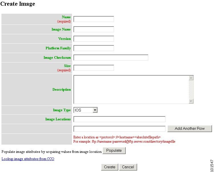Cisco Configuration Engine Administration Guide 3.5.4 - Image Service - Cisco