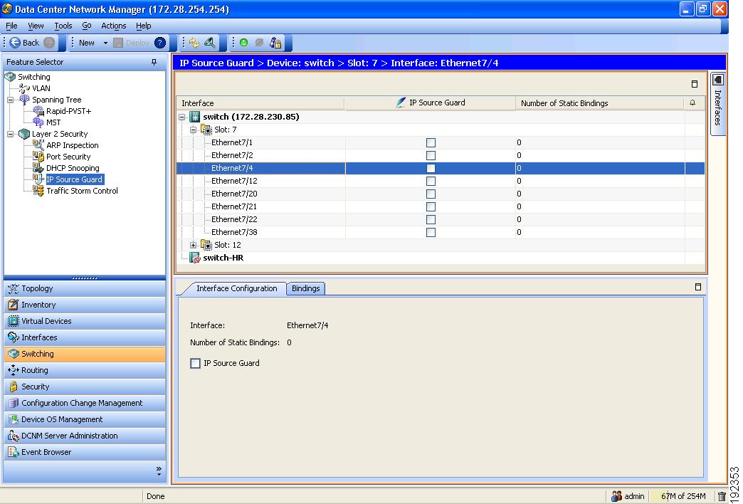 Cisco Dcnm Security Configuration Guide Release 41 Configuring Source Guard Support Cisco