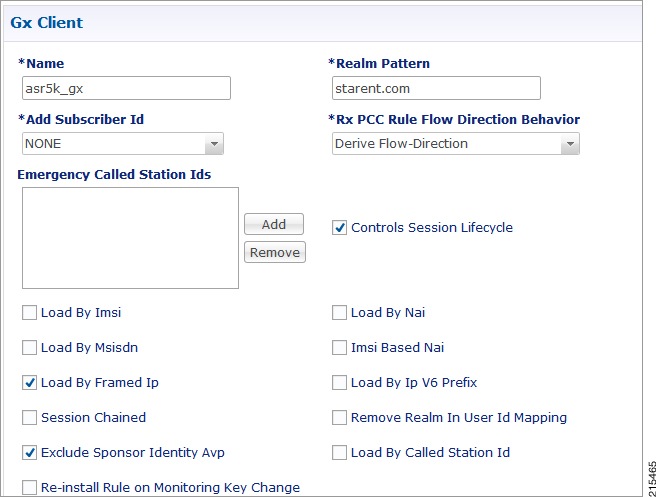 CPS Mobile Configuration Guide, Release 20.2.0 (3) - Rx Services [Cisco ...