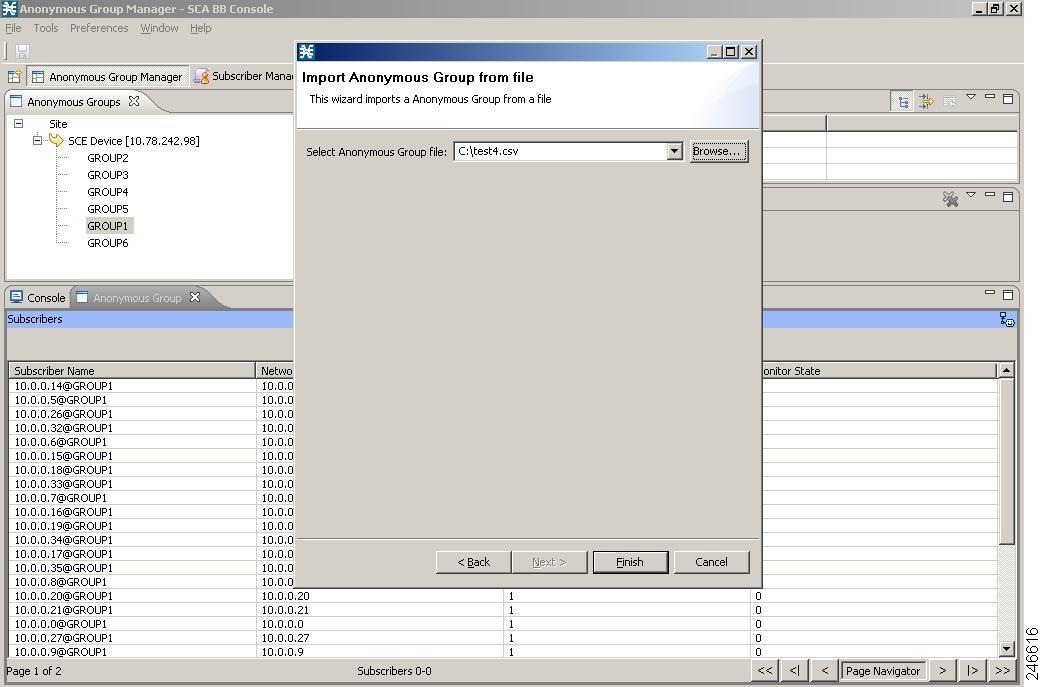 Cisco Service Control Application for Broadband (Cisco SCA BB) User ...