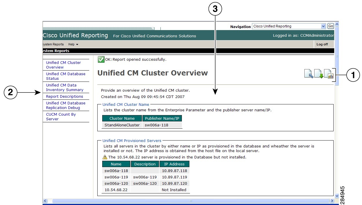 Cisco Unified Reporting Administration Guide, Release 11.5(1) - Access ...