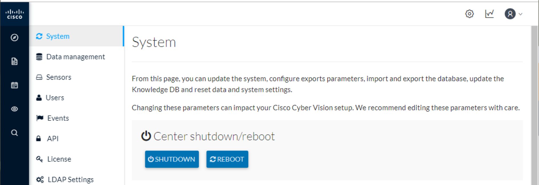 Cisco Cyber Vision GUI Administration Guide, Release 4.3.0 - System ...