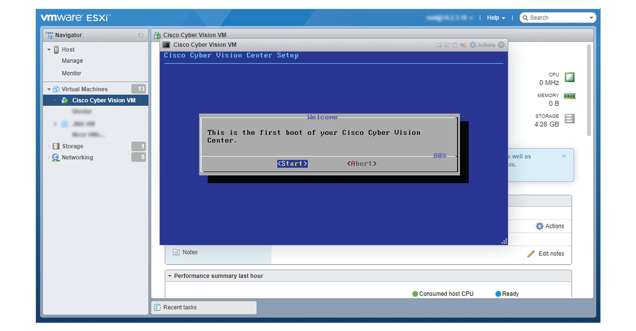 Cisco Cyber Vision Center VM Installation Guide, Release 4.3.0 - Install the Virtual Center ...