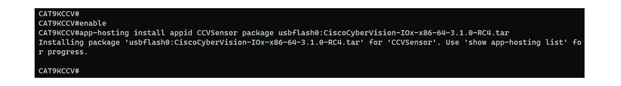 Cisco Cyber Vision Sensor Application for Cisco Switches Installation ...