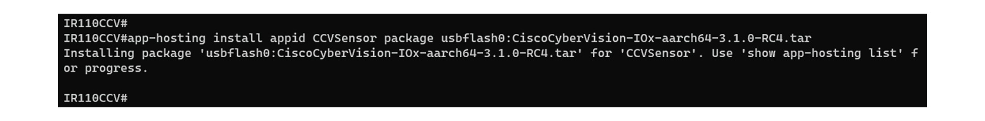 Cisco Cyber Vision Network Sensor Installation Guide for Cisco IR1101 ...
