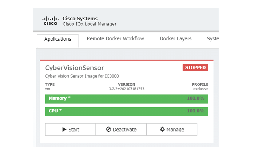 Cisco Cyber Vision Network Sensor Installation Guide for Cisco IC3000 ...