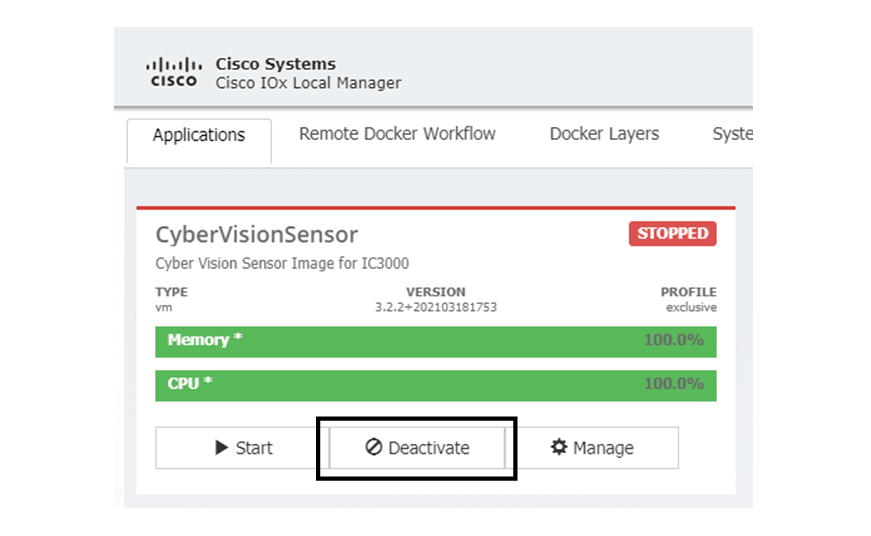 Cisco Cyber Vision Network Sensor Installation Guide for Cisco IC3000 ...
