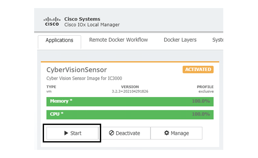 Cisco Cyber Vision Network Sensor Installation Guide for Cisco IC3000 ...