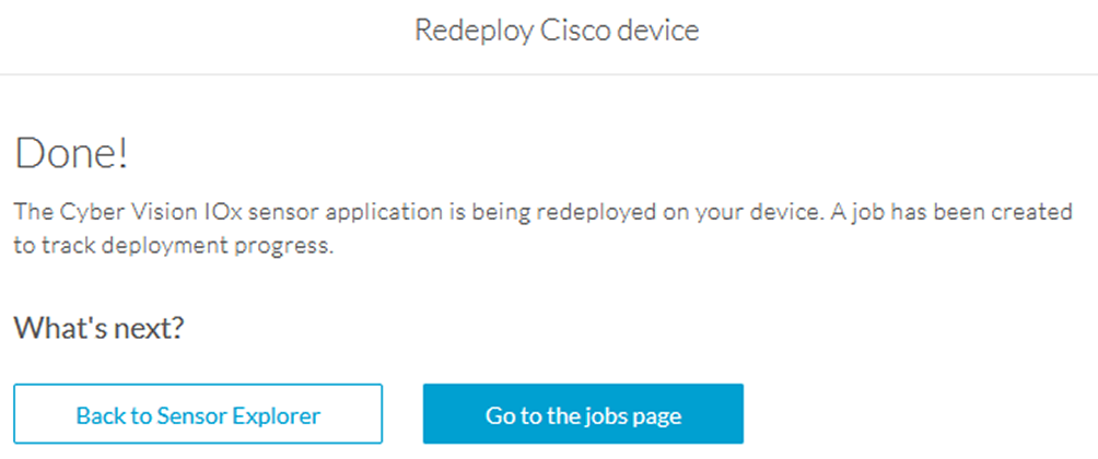Cisco Cyber Vision Sensor Application for Cisco Switches Installation ...