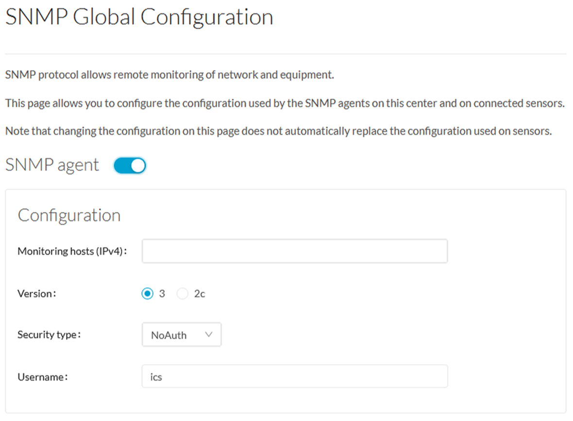 Cisco Cyber Vision GUI Administration Guide, Release 4.3.0 - SNMP ...