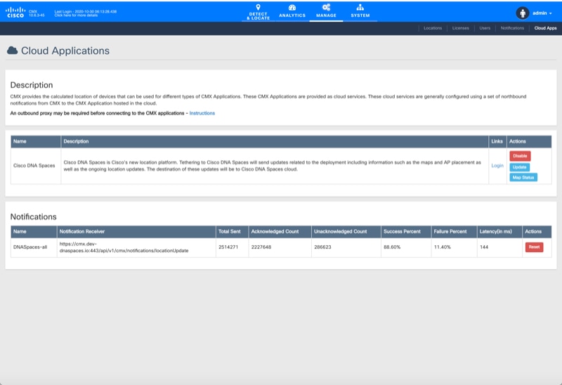 Cisco Cmx Configuration Guide Release 1100 Managing Cisco Cmx Configuration Cisco