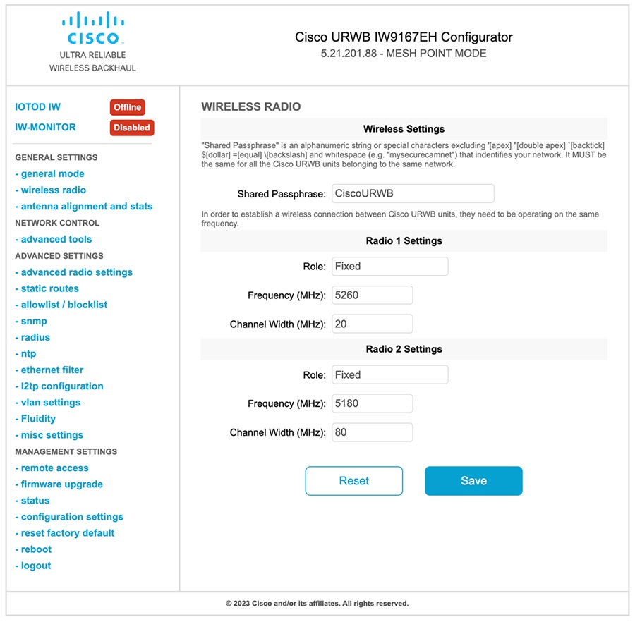 Cisco Ultra-Reliable Wireless Backhaul for Catalyst IW Access Points ...