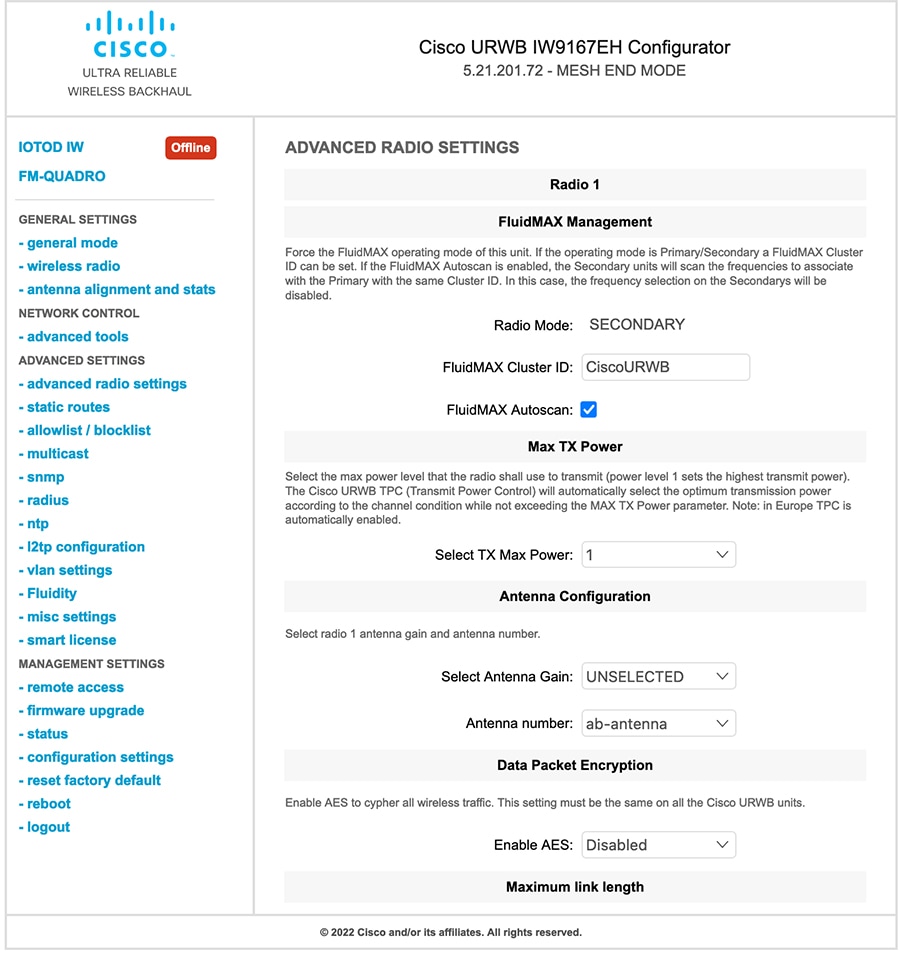 Cisco Ultra-Reliable Wireless Backhaul for Catalyst IW Access Points ...