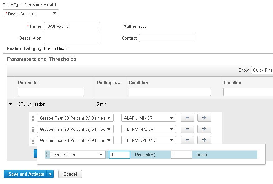 Cisco Evolved Programmable Network Manager 7.1 User and Administrator Guide - Monitor Device and ...