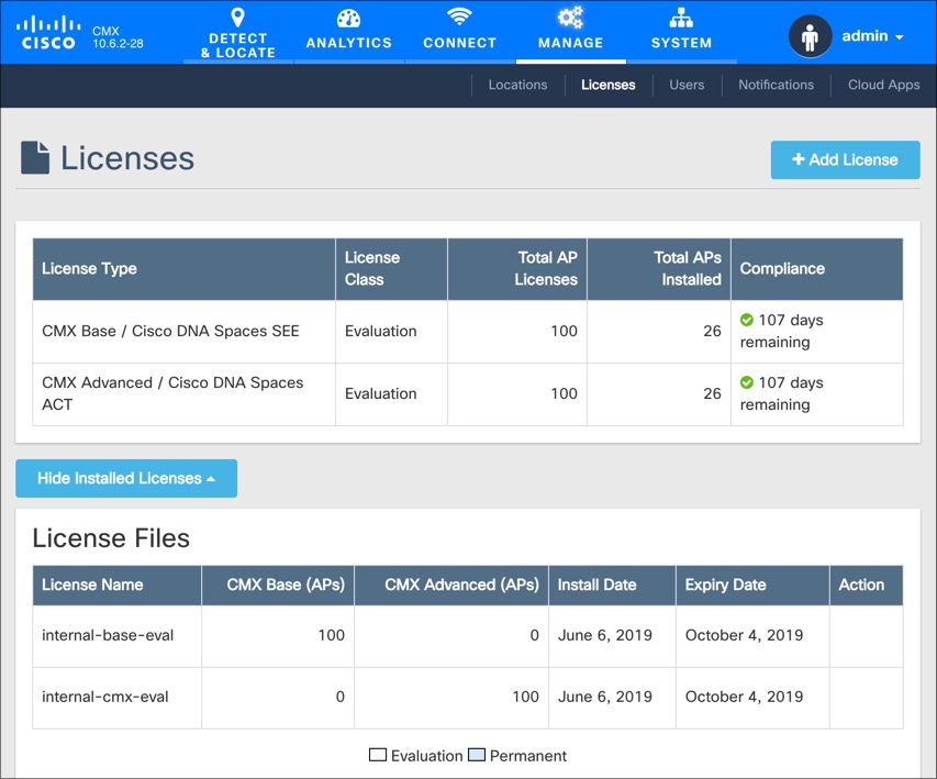Cisco CMX Configuration Guide, Release 11.0.0 - Managing Cisco CMX ...